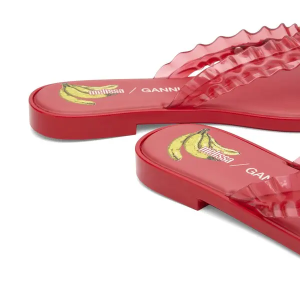 Melissa X Ganni Thong Flip Flops
