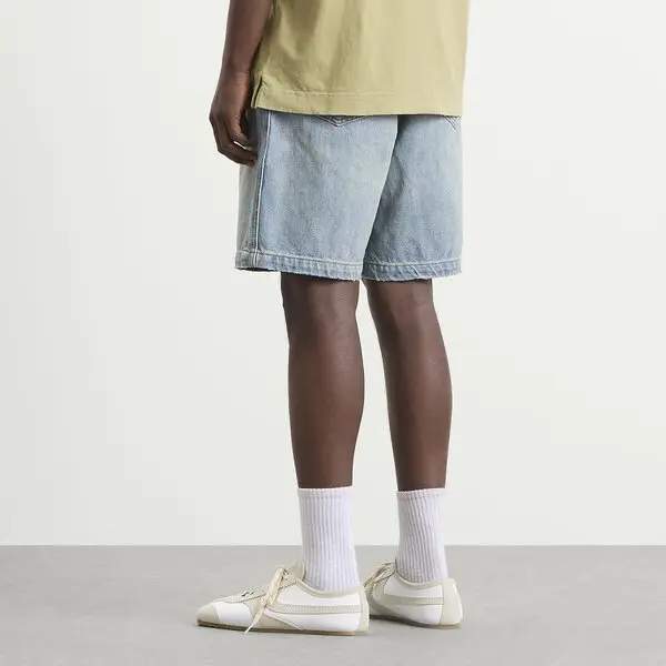 Rhude Boxy Traxedo Denim Shorts