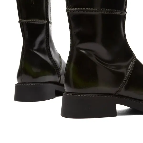 MIISTA Dahlia Ankle Boots - Khaki/black