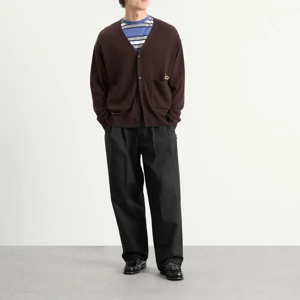 N!CE Double Pleat Belted Trousers