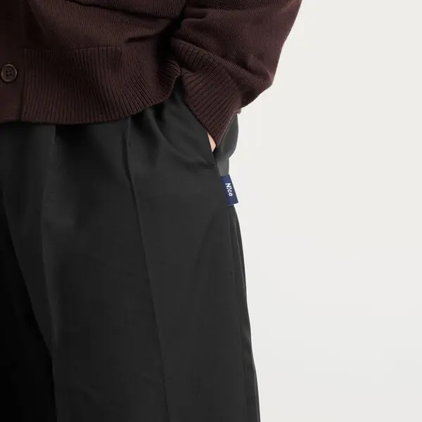 N!CE Double Pleat Belted Trousers