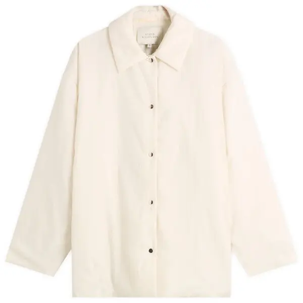Studio Nicholson Togg Padded Overshirt - Parchment