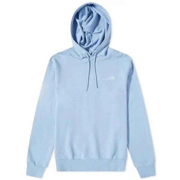 A.p.c. Item Logo Hoodie - Blue