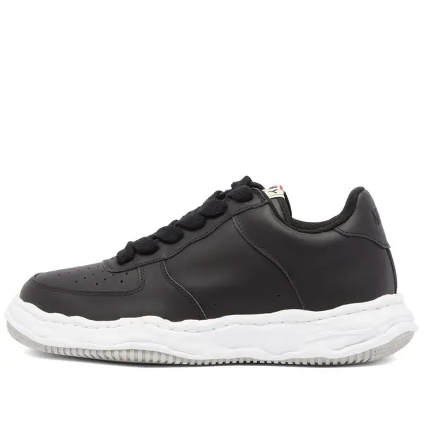 Mihara Yasuhiro Wayne Original Low Top Leather Sneake - Black