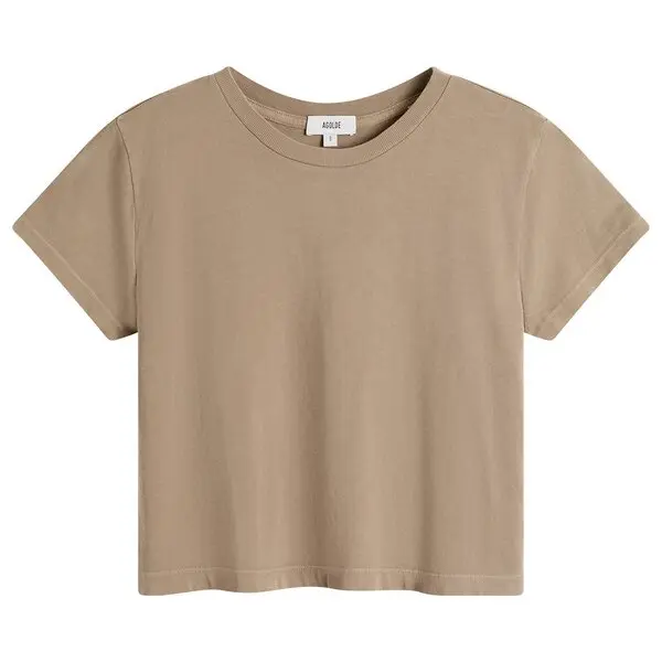 AGOLDE Adine Shrunken Tee - Trail