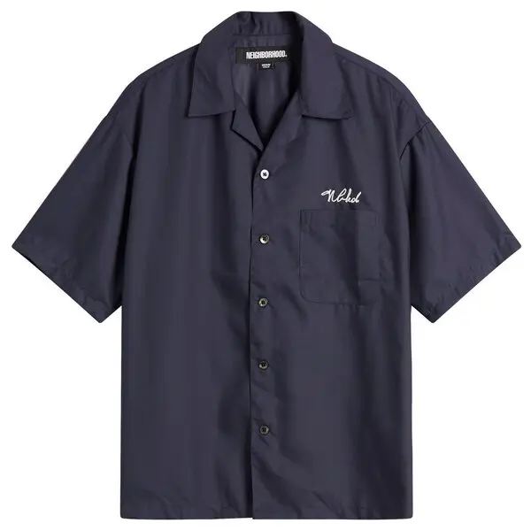 NEIGHBORHOOD Solid Hawaiian Shirt - Navy