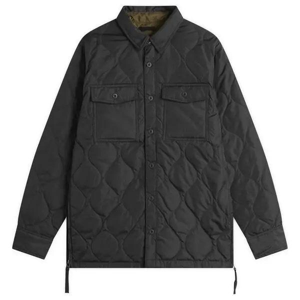 Taion Zip Over Shirt - Black