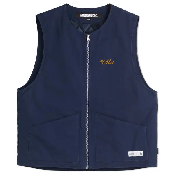 NEIGHBORHOOD Padded Work Vest - Navy