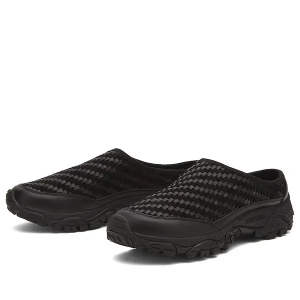 Merrell Moab Slide 2 Leather Woven Se - Black