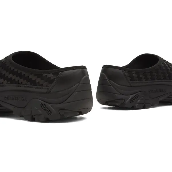 Merrell Moab Slide 2 Leather Woven Se - Black