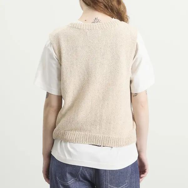 STORY MFG. Hand Knit Party Vest