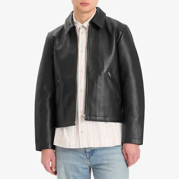 WON HUNDRED Dutton Leather Jacket
