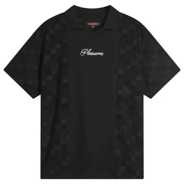 PLEASURES Planets Polo Shirt - Black