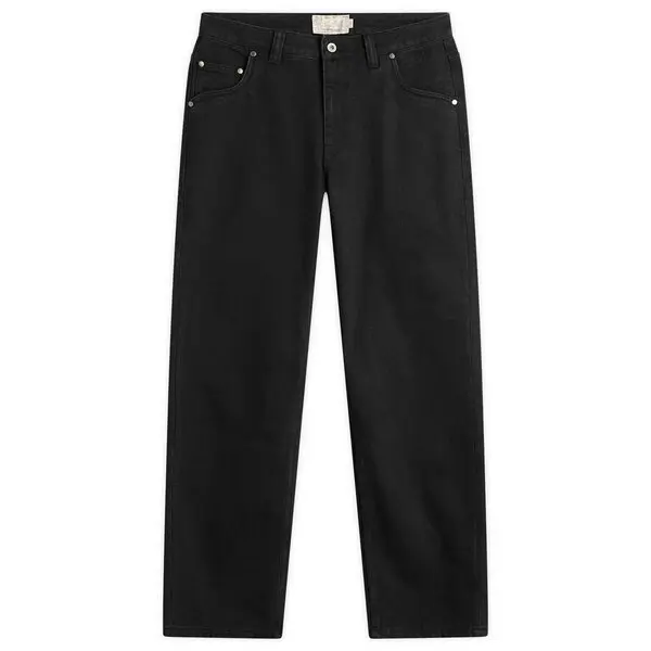 DIME Relaxed Denim Pants - Black