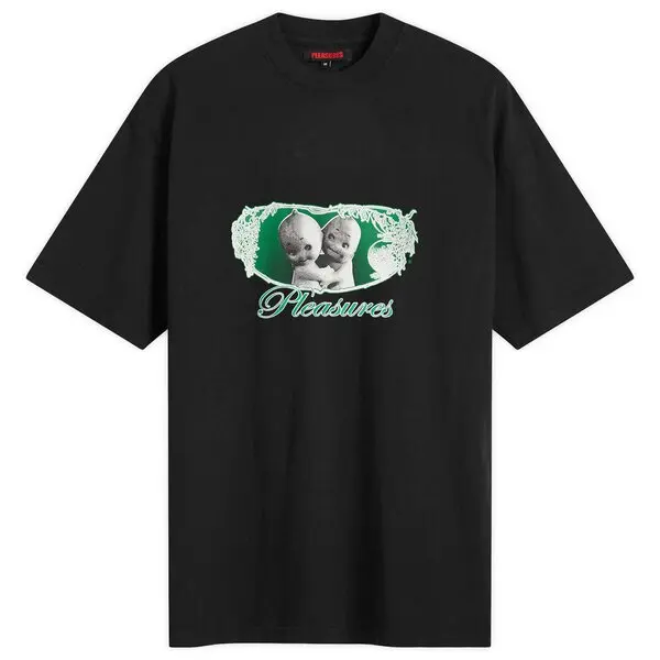 PLEASURES Cutie Heavyweight T-shirt - Black