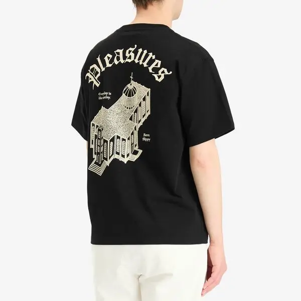 PLEASURES Chapel Heavyweight T-shirt