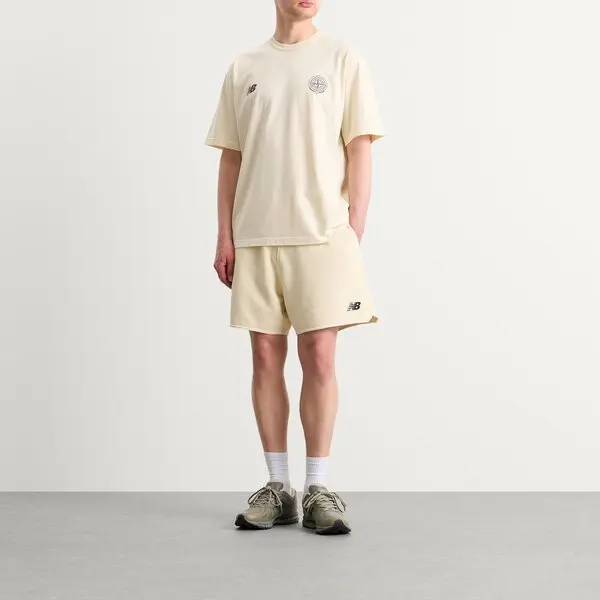 Stone Island X New Balance Organic Cotton Fleece Shorts