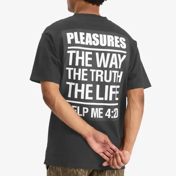 PLEASURES Scripture T-shirt