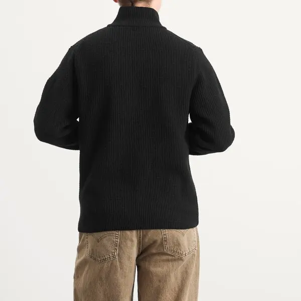 C.P. COMPANY Half Zip Lambswool Jumper