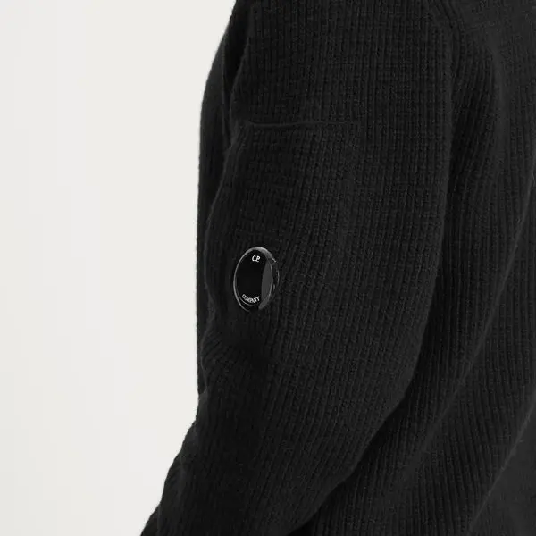 C.P. COMPANY Half Zip Lambswool Jumper
