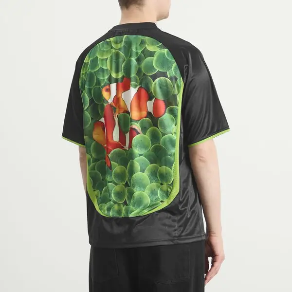 PLEASURES X Boiler Room Aqua Soccer Jersey