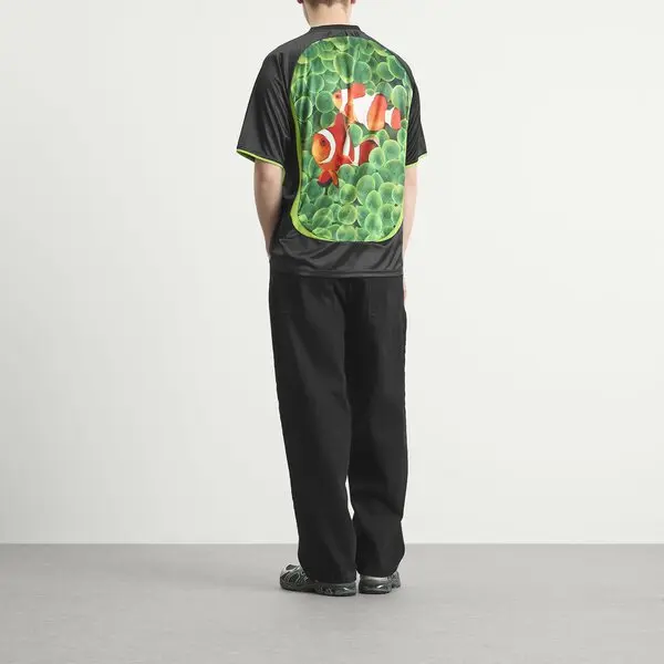 PLEASURES X Boiler Room Aqua Soccer Jersey