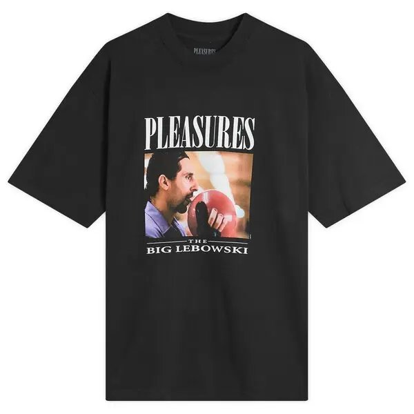 PLEASURES X The Big Lebowski Lick T-shirt - Black