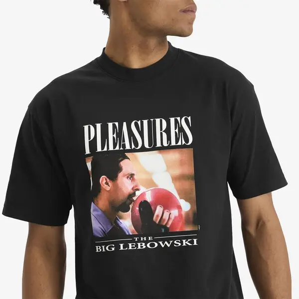 PLEASURES X The Big Lebowski Lick T-shirt
