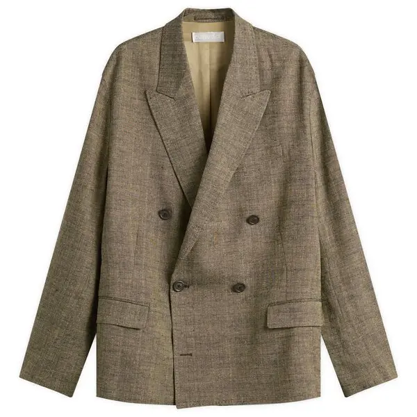 Our Legacy Soft Weave Halt Blazer - Deep Husk