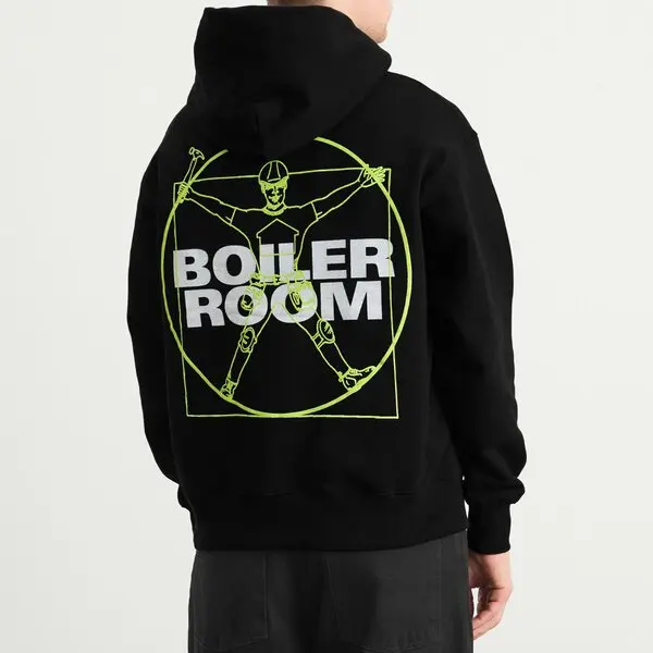 PLEASURES X Boiler Room Workman Hoodie