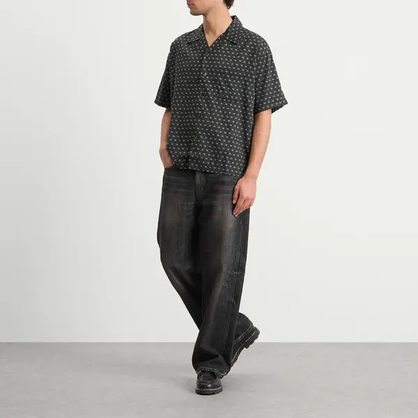 NEIGHBORHOOD Monogram Pattern Hawaiian Shirt