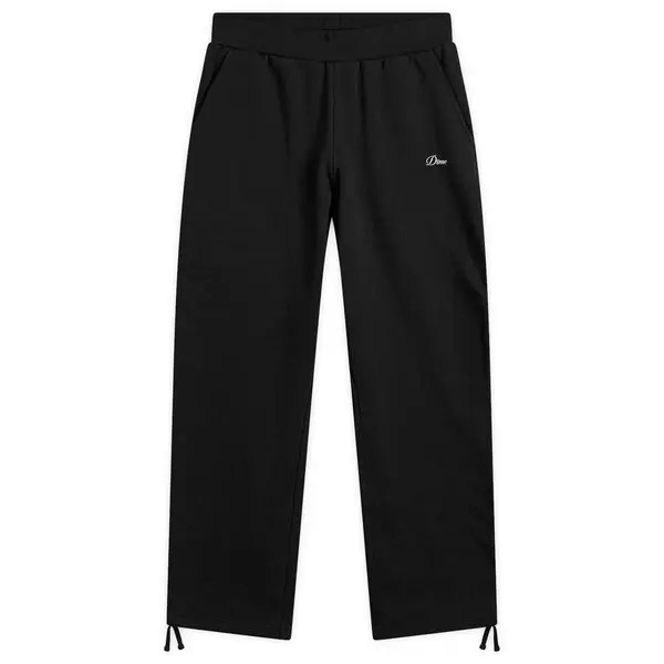DIME Cursive Small Logo Sweatpants - Black