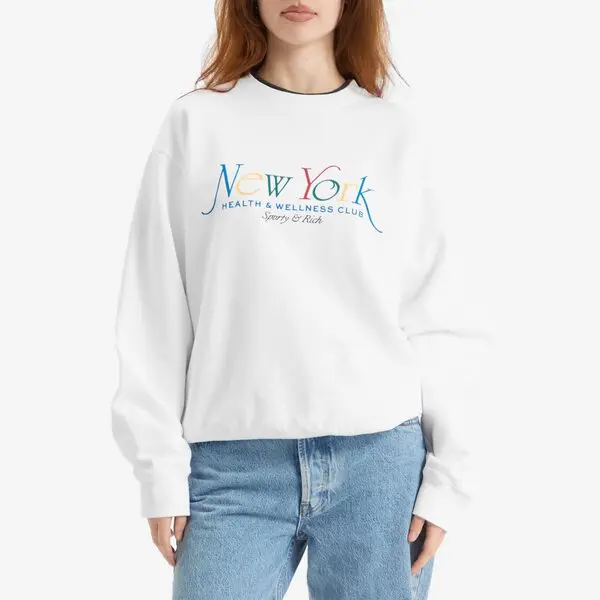 SPORTY & RICH Ny 94 Crew Sweatshirt