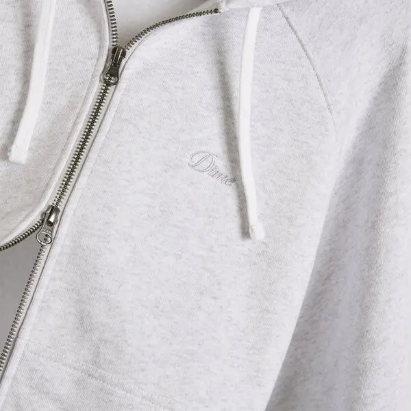 DIME Cursive Small Logo Zip Hoodie