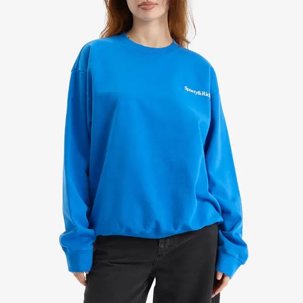 Sporty & Rich Health Is Wealth Crew Sweatshirt