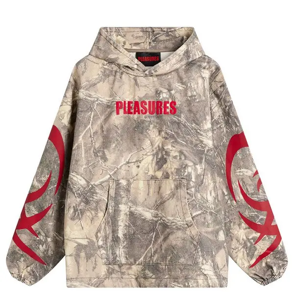 PLEASURES Hunt Canvas Hoodie - Camo