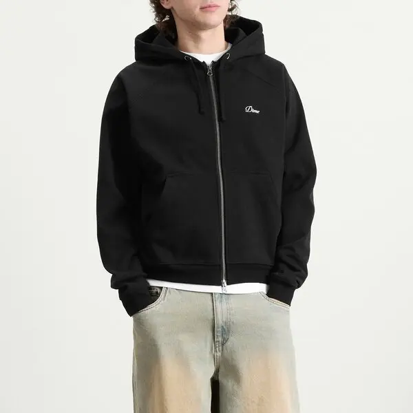DIME Cursive Logo Zip Hoodie