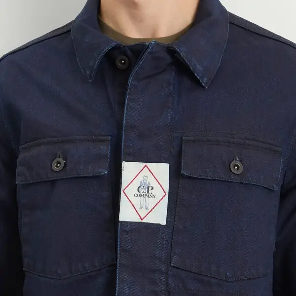 C.P. COMPANY Plated Denim Work Jacket