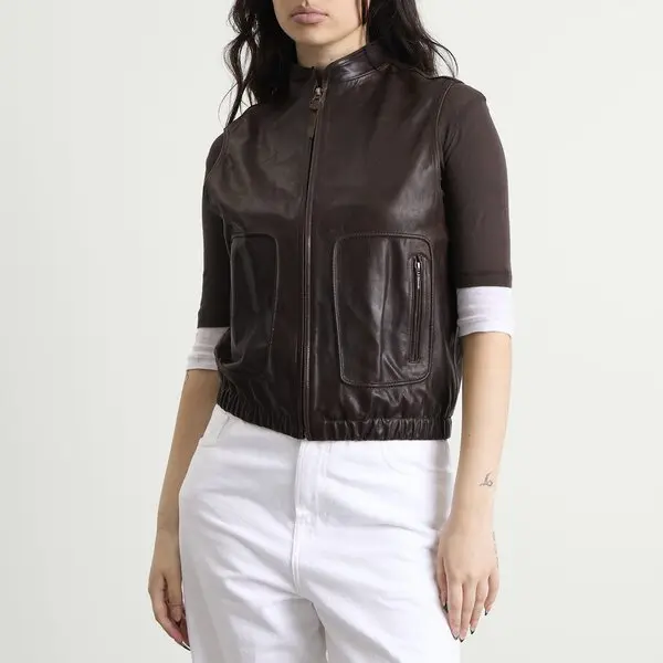 NOTHING WRITTEN Heritage Leather Vest