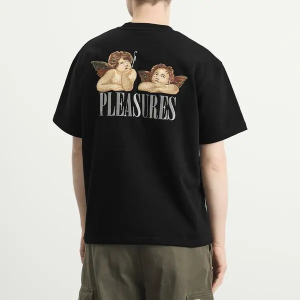 PLEASURES Dynamic Emboirdery T-shirt