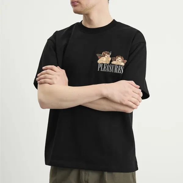 PLEASURES Dynamic Emboirdery T-shirt