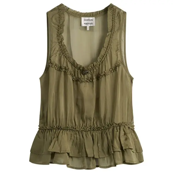 DAMSON MADDER Sasha Cami - Olive