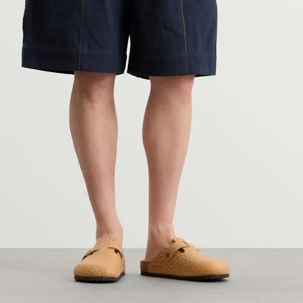 BIRKENSTOCK S Boston Bone Embossed 50th Anniversary - Natural