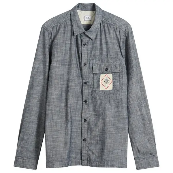 C.P. COMPANY Chambray Overshirt - Washed