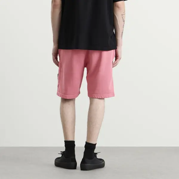Stone Island Garment Dyed Organic Cotton Fleece Shorts