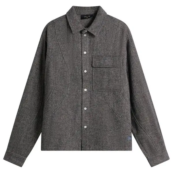 DIME Wool Overshirt - Silver