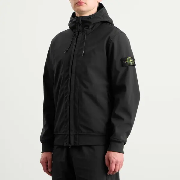 Stone Island Soft Shell-r Hooded Jacket