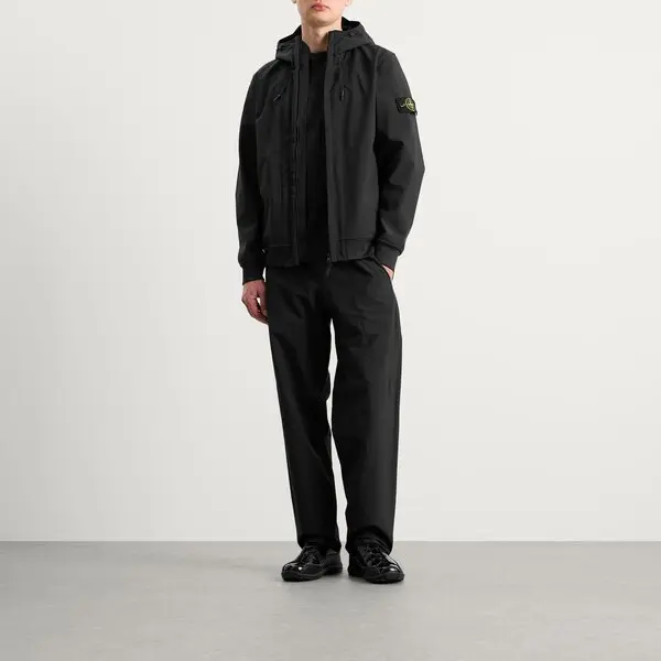 Stone Island Soft Shell-r Hooded Jacket