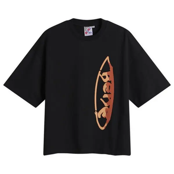 BENE CULTURE Hindi Surf T-shirt - Black