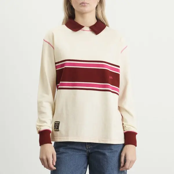 DAMSON MADDER Olina" Striped Rugby Shirt